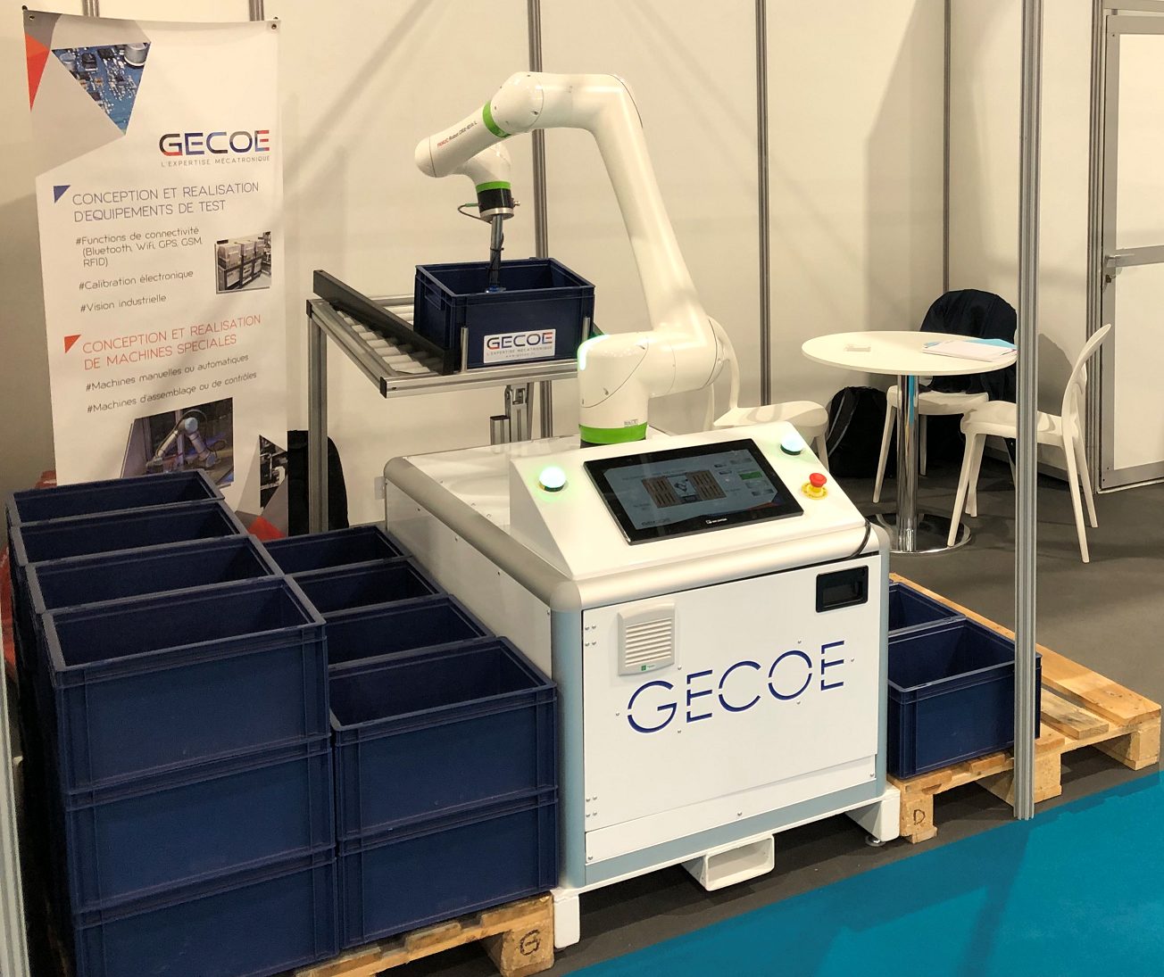 Palettisation GECOE - L'expertise mécatronique